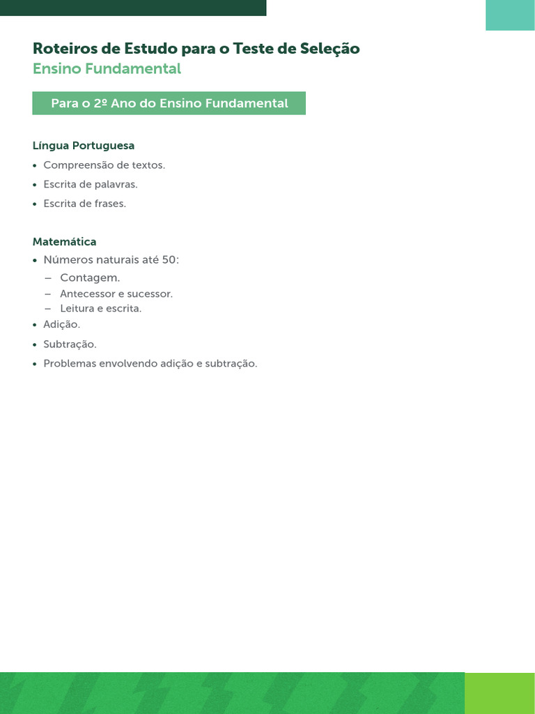 Roteiro de Estudo | PDF