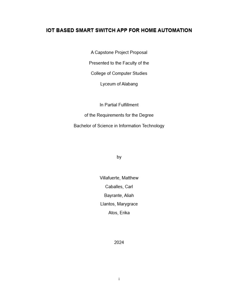 IoT Smart Switch for Home Automation | PDF | Security | Computer Security