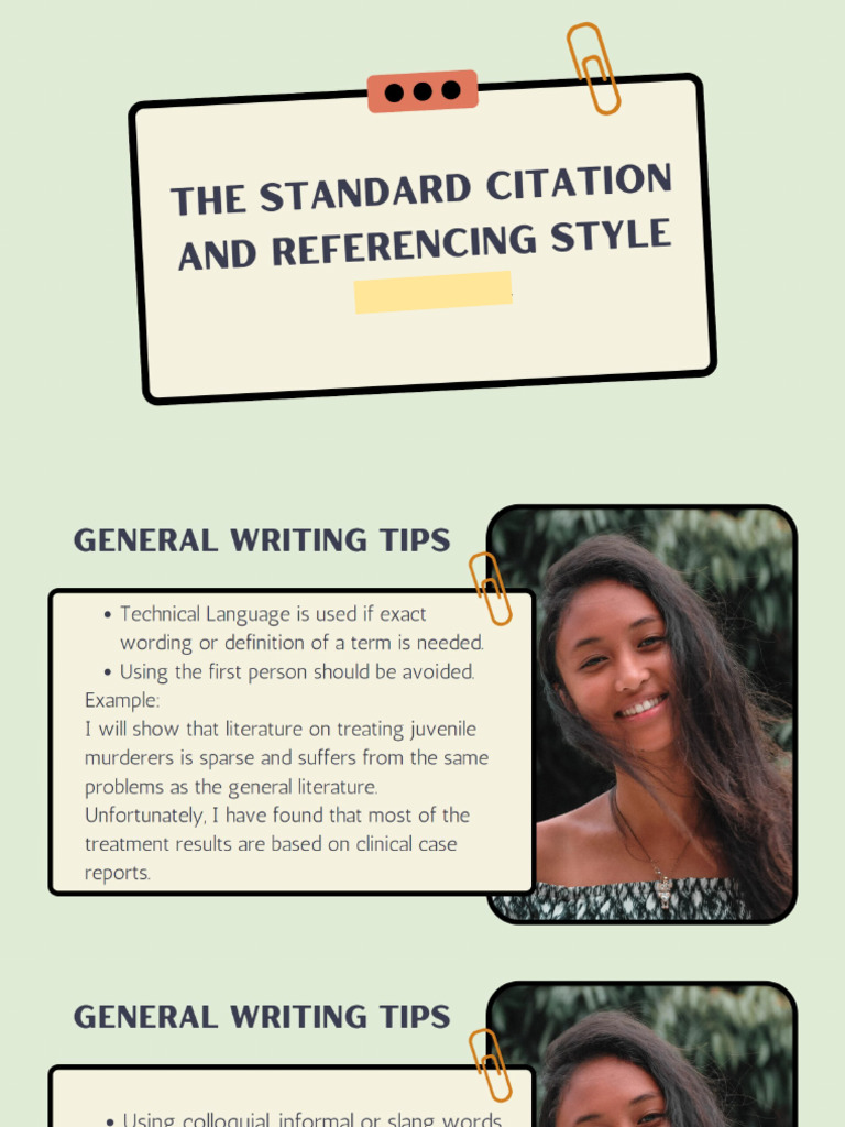 Lesson 9 The Standard Citation and Referencing Style | PDF | Leadership ...