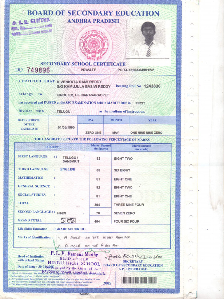 K Venkata Rami Reddy Documents List 1-1 | PDF