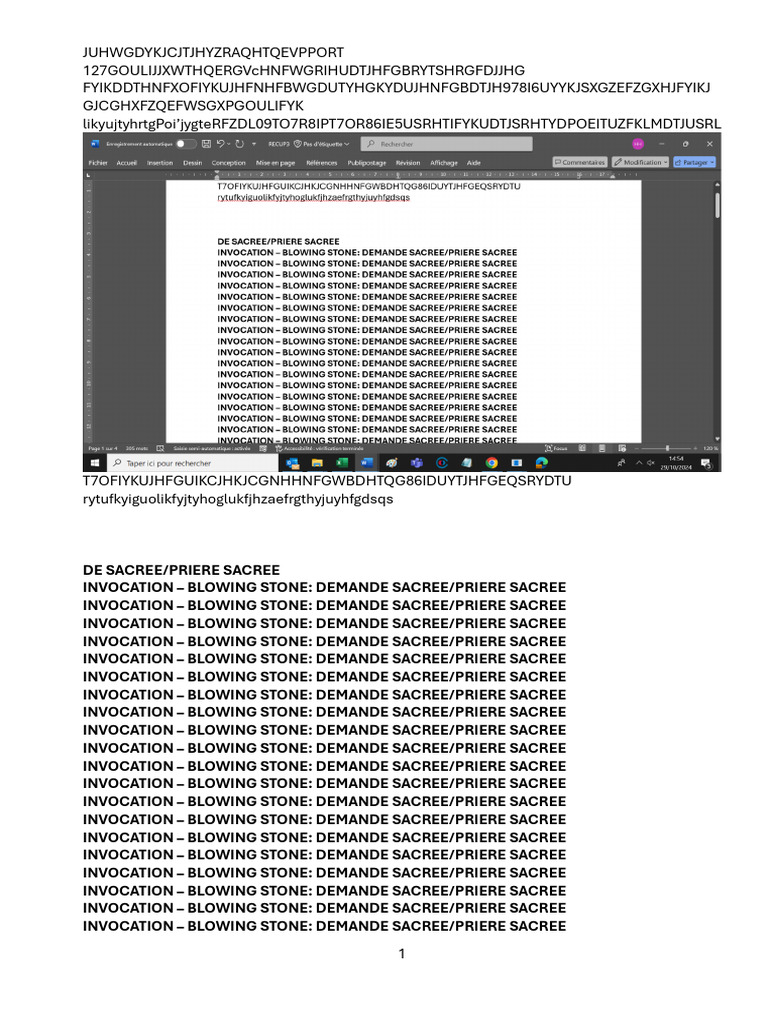 Sacred Prayer Invocation Guide | PDF