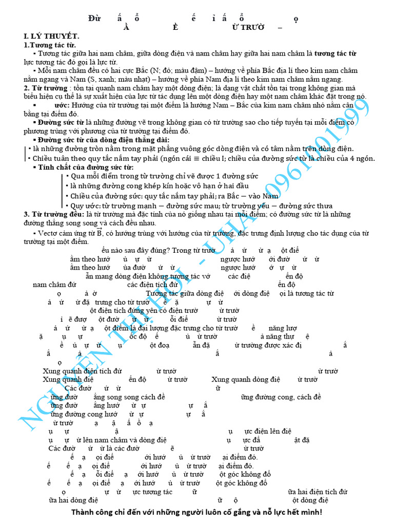 24. PHẦN 1. TN NHIỀU LC BÀI 14. TỪ TRƯỜNG 1T HS | PDF