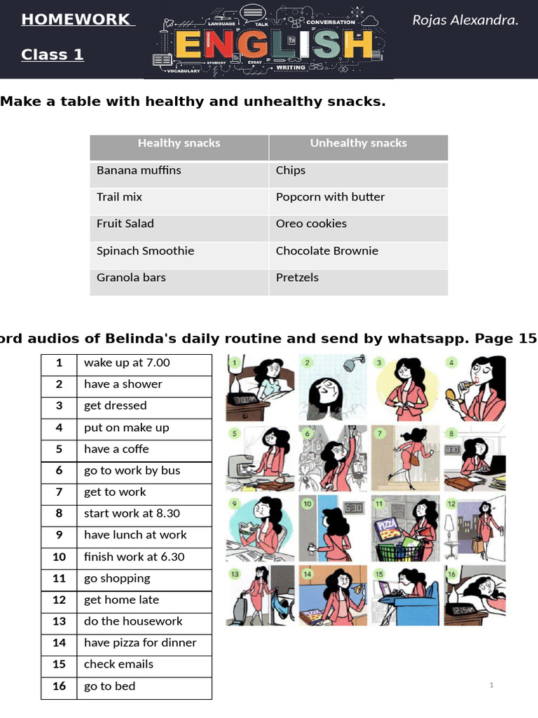 Homework Class 1 | PDF