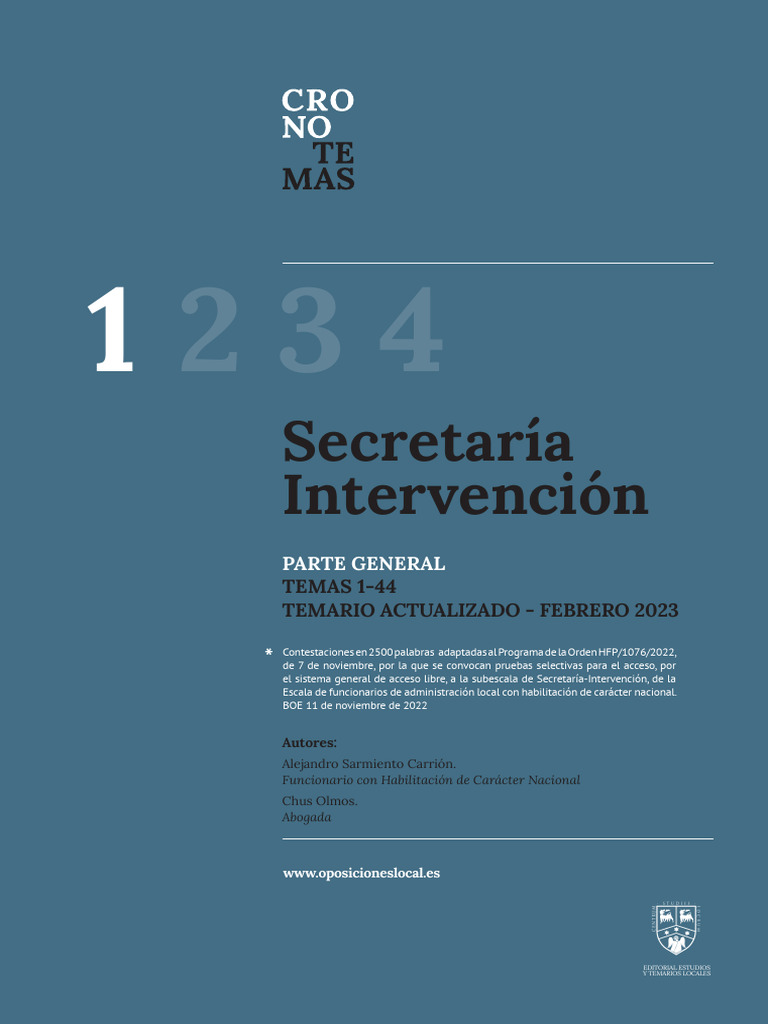 LIBRO Secretario Interventor Feb 2023-1-38 | PDF | Judicaturas | Democracia