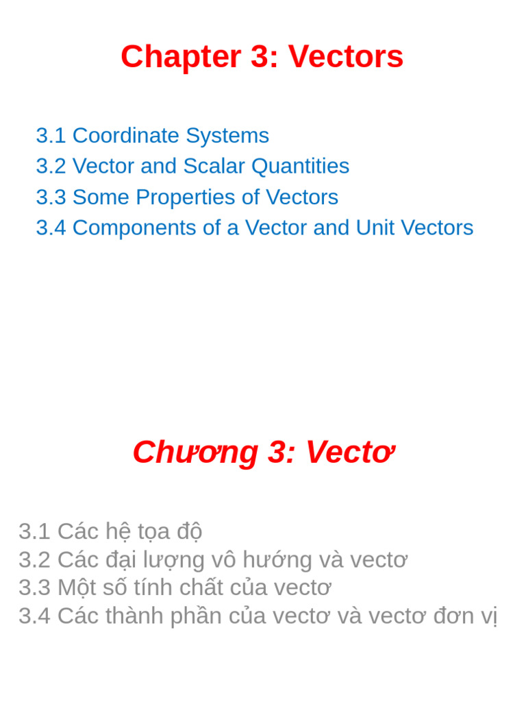 Understanding Vectors and Coordinate Systems | PDF | Euclidean Vector ...