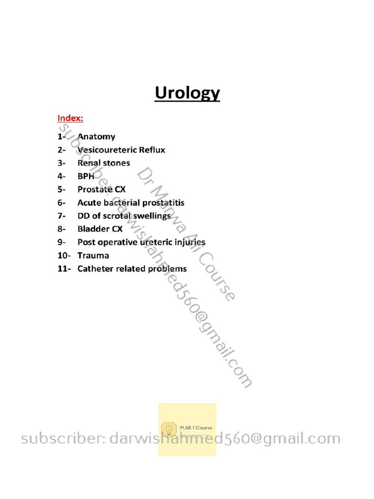 Urology | PDF