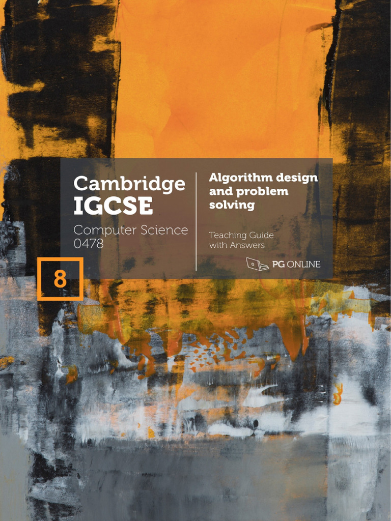 Unit 8 Teaching Guide With Answers | PDF | Algorithms | Computing