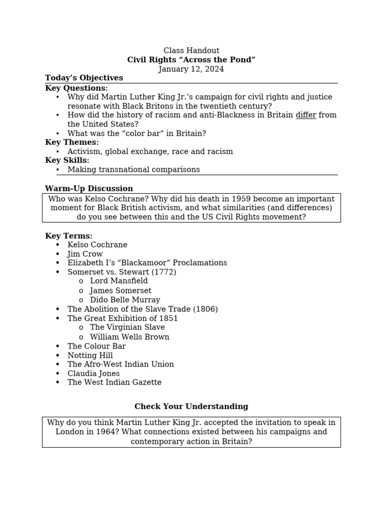1-12 Class Handout | PDF