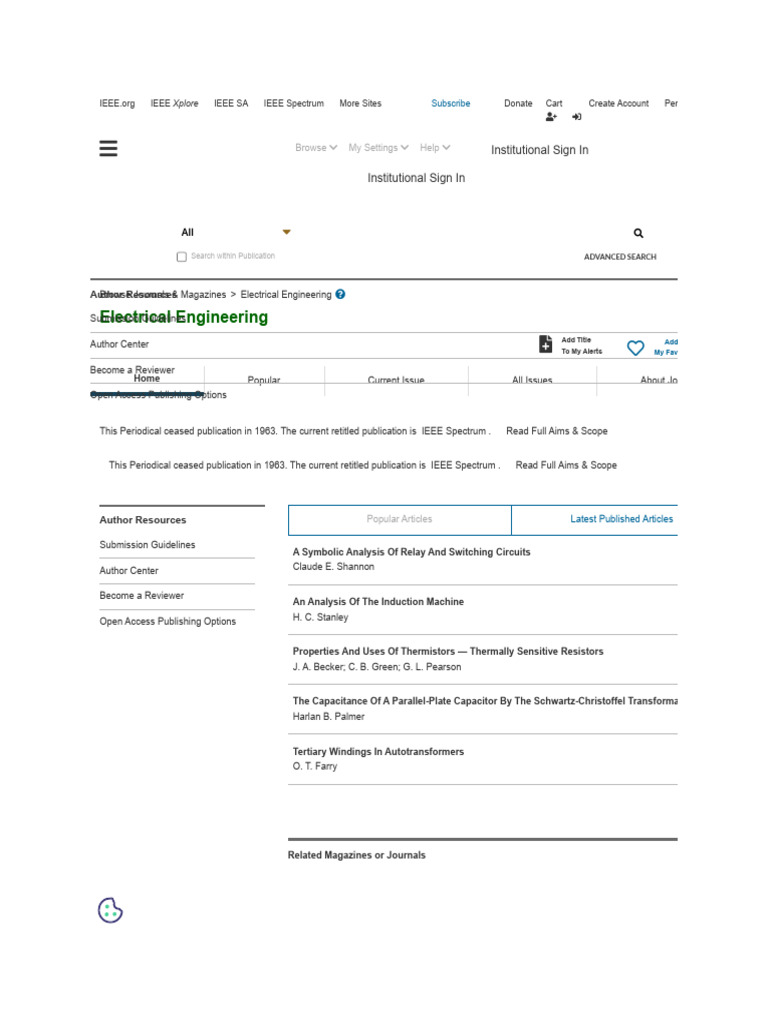 IEEE Xplore - Electrical Engineering | PDF