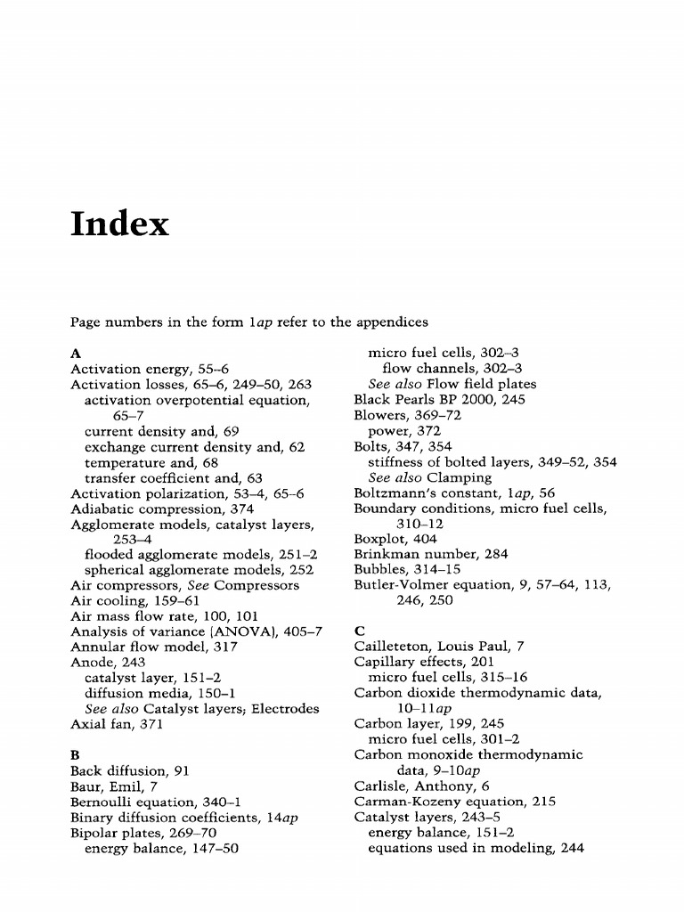 Index 2008 PEM Fuel Cell Modeling and Simulation Using Matlab | PDF ...