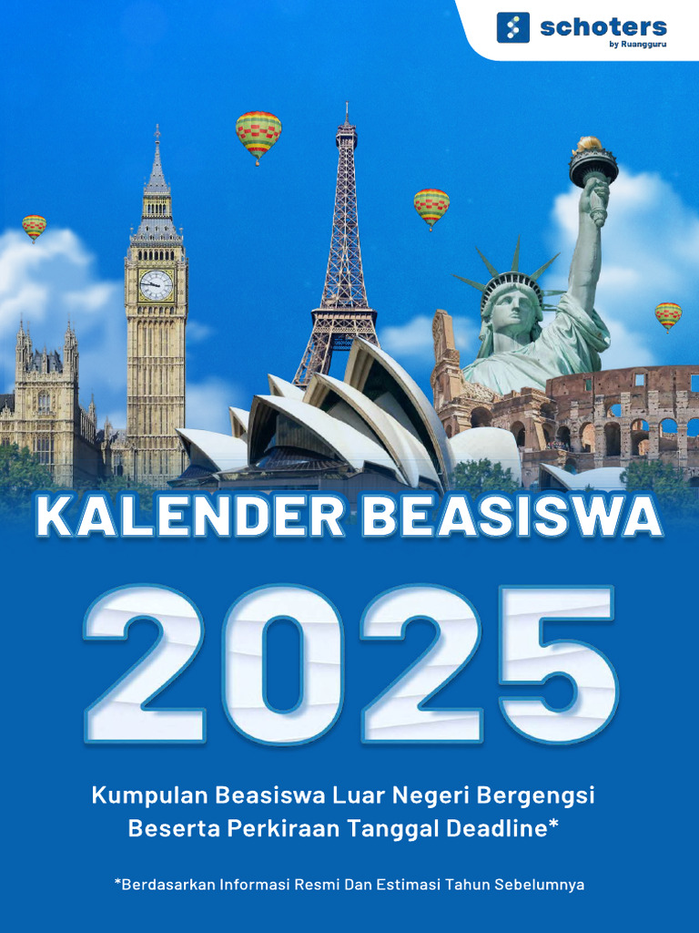Kalender Beasiswa Luar Negeri 2025 | PDF