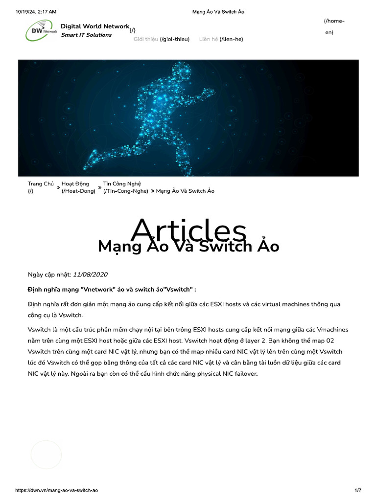 Vswitch and Vnetwork | PDF