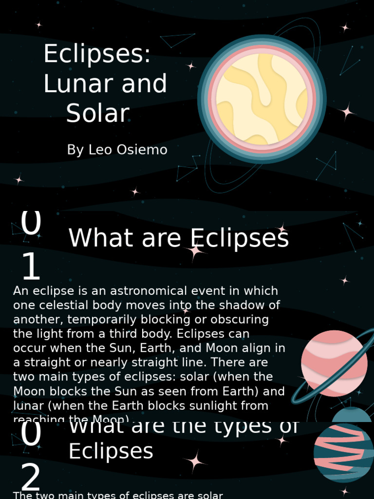 Understanding Solar and Lunar Eclipses | PDF