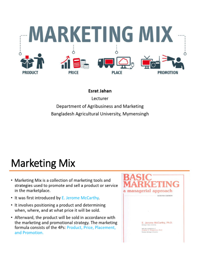 Marketing-Mix-2 Edited | PDF | Pricing | Marketing