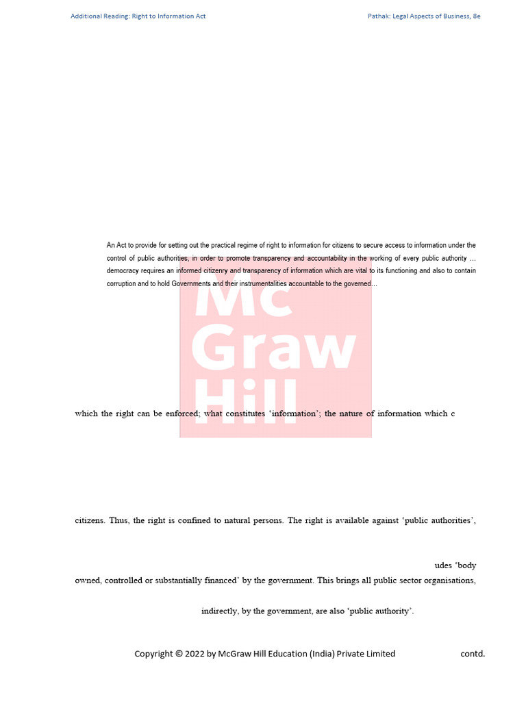 RTI Act: Citizen's Guide to Access | PDF | Fiduciary | Discovery (Law)