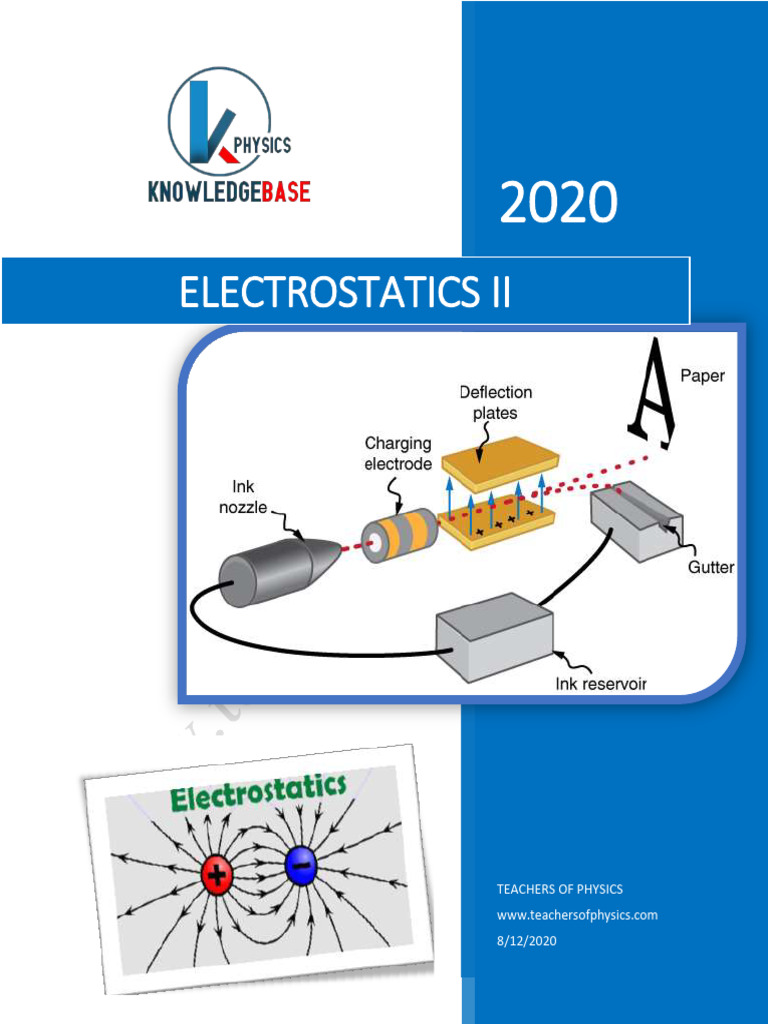 Electrostatic Ii Pdf Capacitor Capacitance 8824