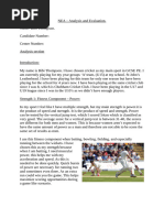 Example Coursework 25 Out 25 Rugby | PDF | Heart Rate | Aerobic Exercise