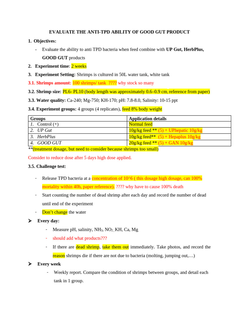 Anti - TPD Protocol Revised | PDF