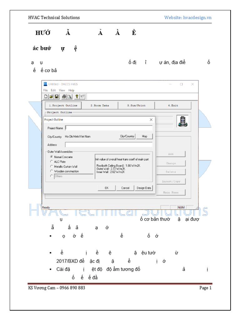 1a. HTS GL03 - Huong Dan Tinh Tai Heatload Daikin | PDF