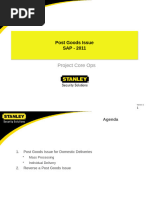 Post Goods Issue in SAP MM VL02N VL09 1668043431 | PDF | Logistics ...