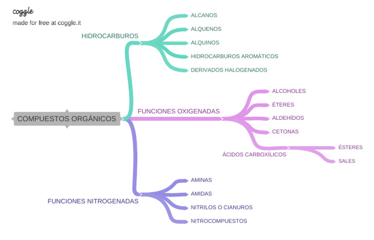 ORG - Esquemas Compuestos Orgã¡nicos | PDF | Cocina, comidas y vino