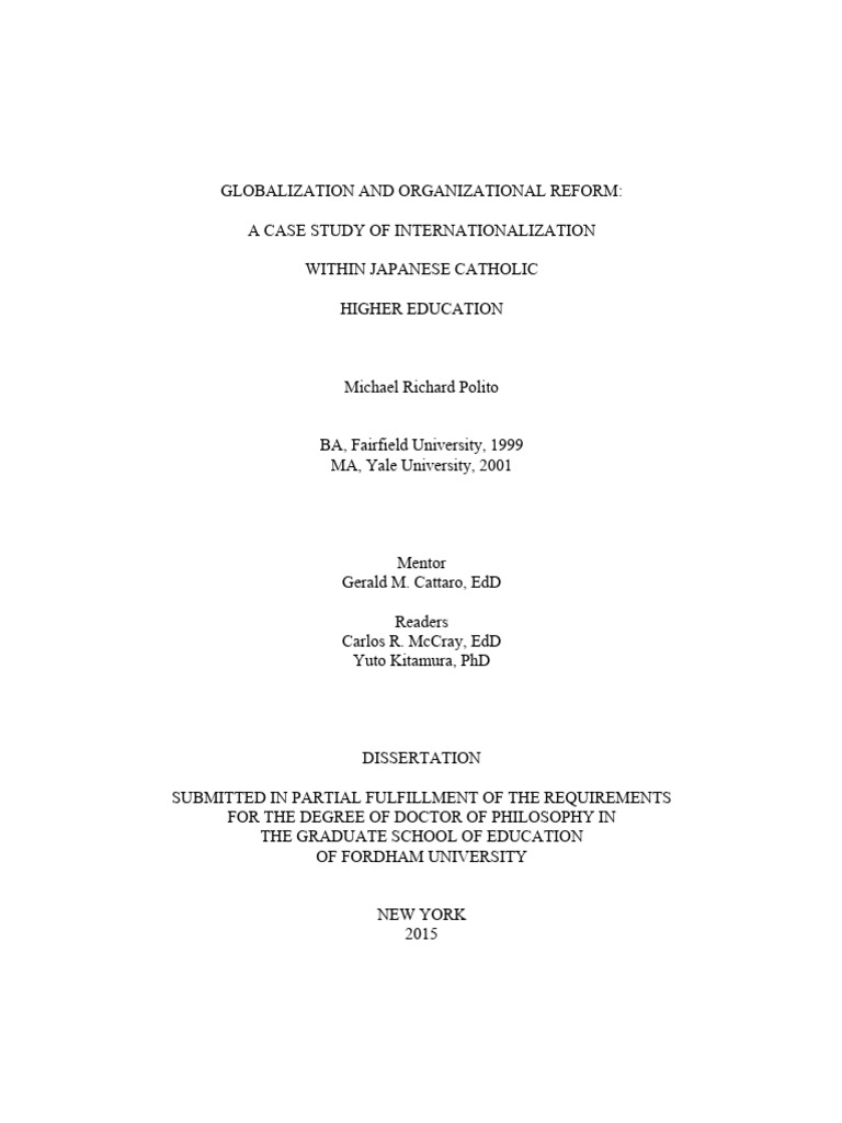 Globalization and Organizational Reform | PDF | Globalization | Market ...