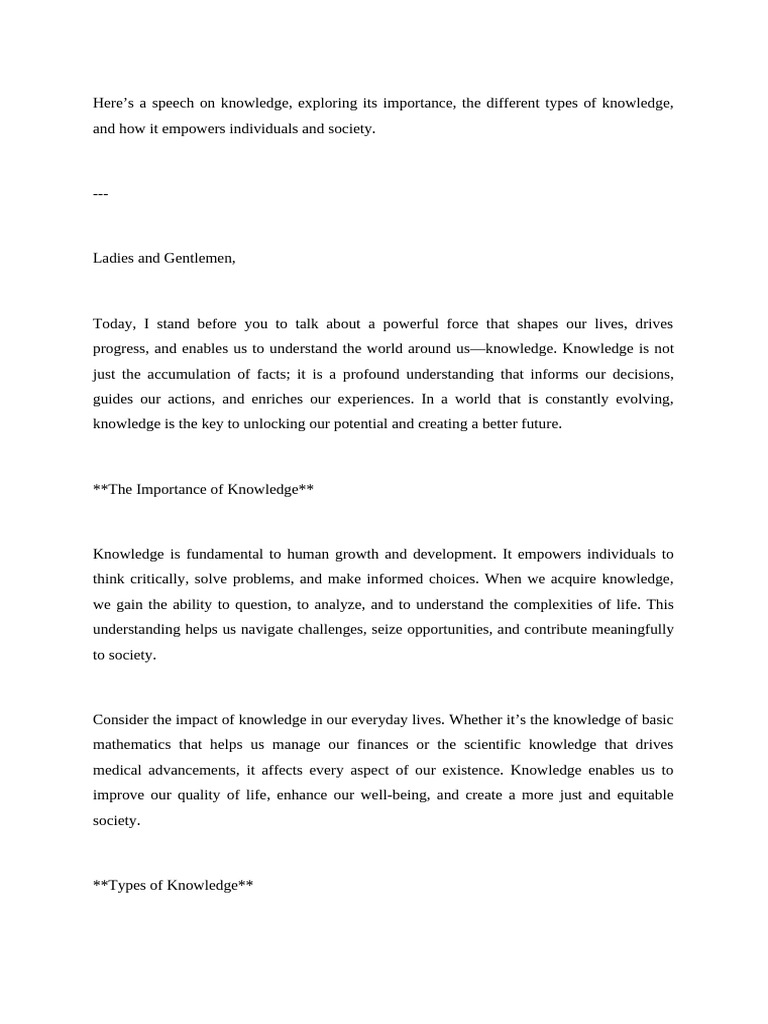 Knowledge | PDF | Knowledge | Experience