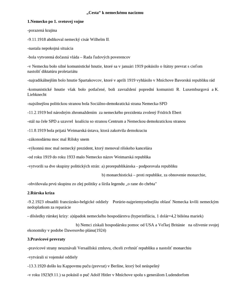 Nemecký Nacizmus | PDF