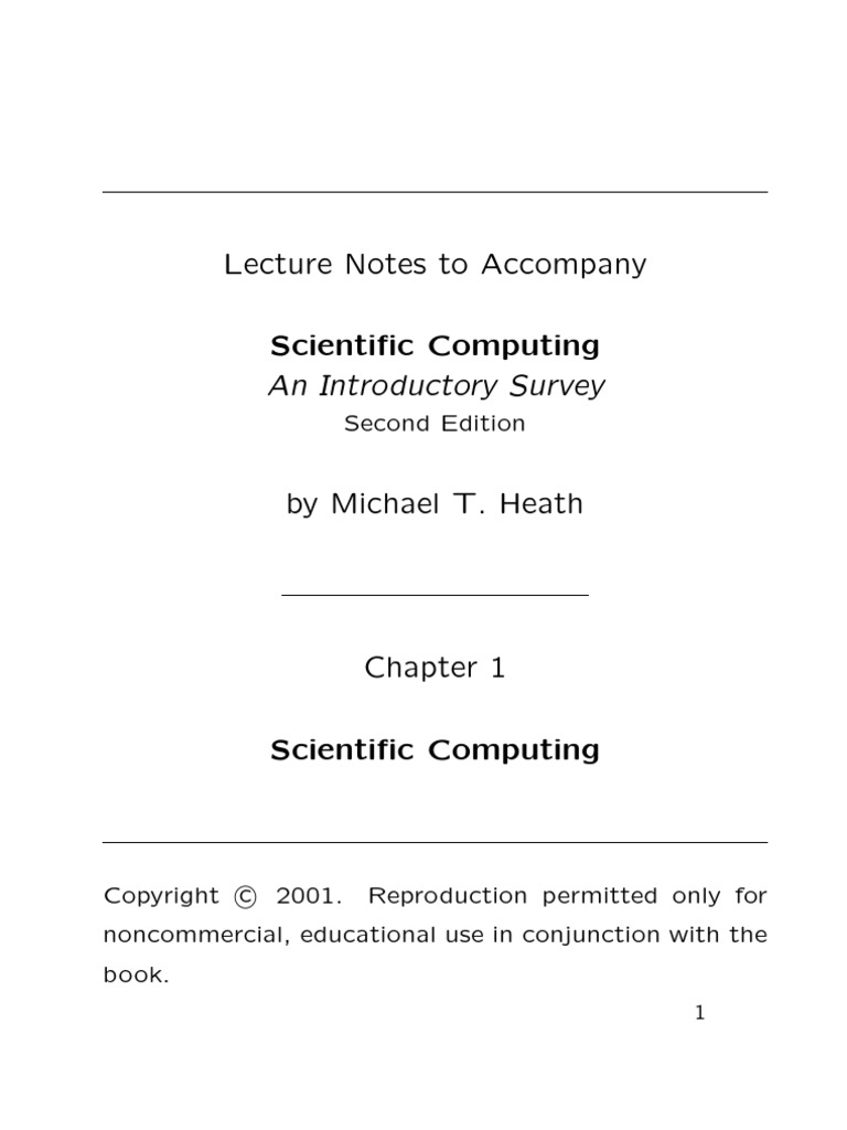 Lecture Notes To Accompany: Second Edition | Download Free PDF ...