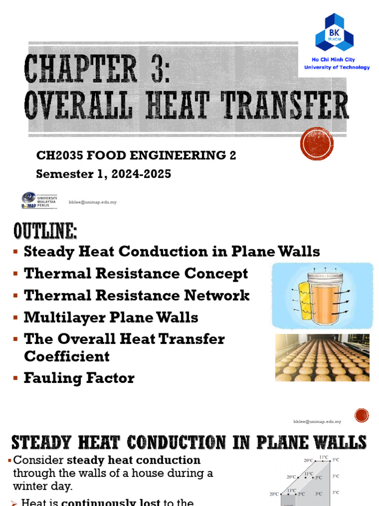 Chapter 3 OVERALL HEAT TRANSFER | PDF | Heat Transfer | Thermal Conduction