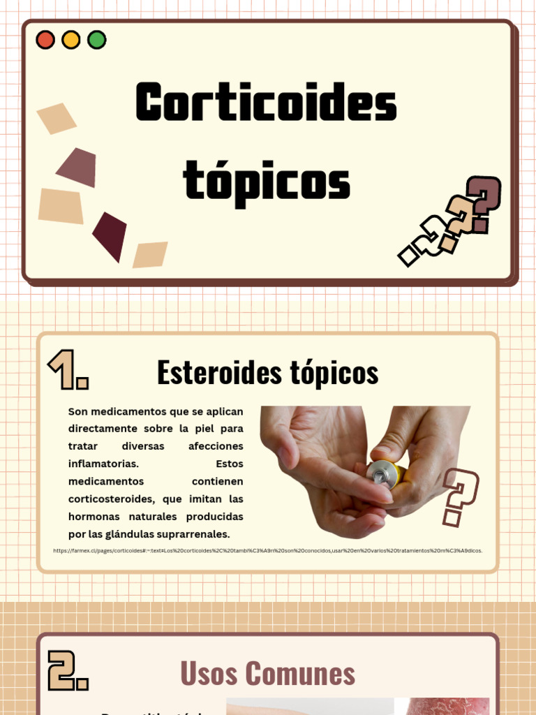 Esteroides Tópicos - 20241024 - 063159 - 0000 | PDF | Corticosteroides ...