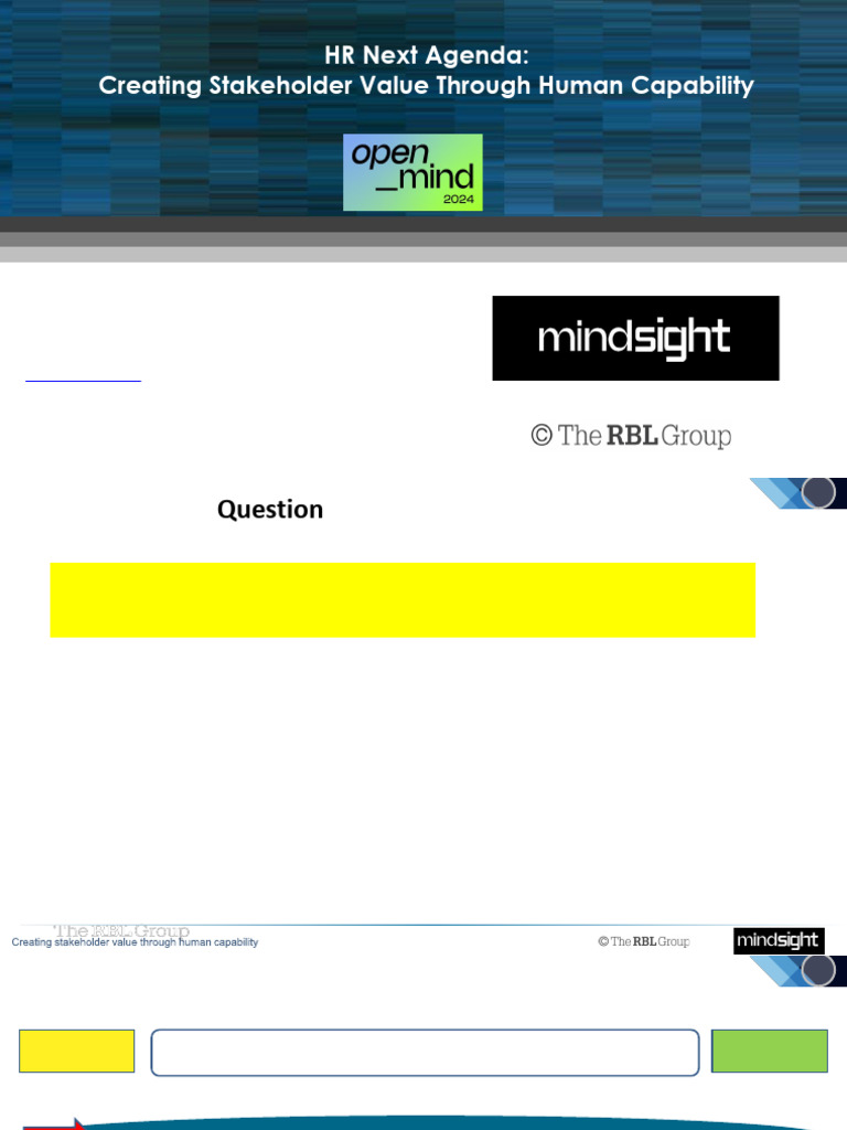 Dave Ulrich - HR Next Agenda Creating Stakeholder Value Through Human Capability | PDF ...