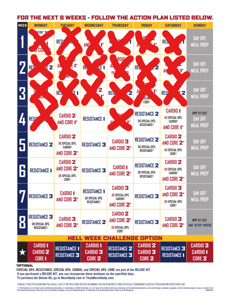 22HC Worksheets-Calendar | PDF | Aerobic Exercise | Physical Exercise