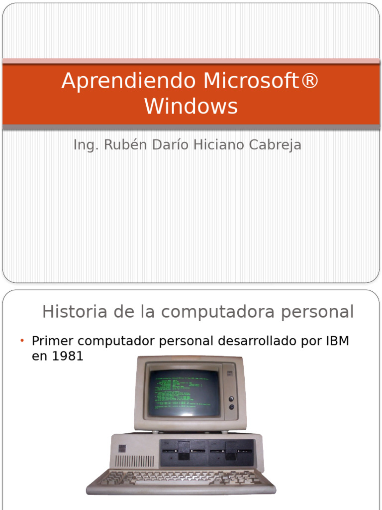 Historia y Elementos de Windows 7 | PDF