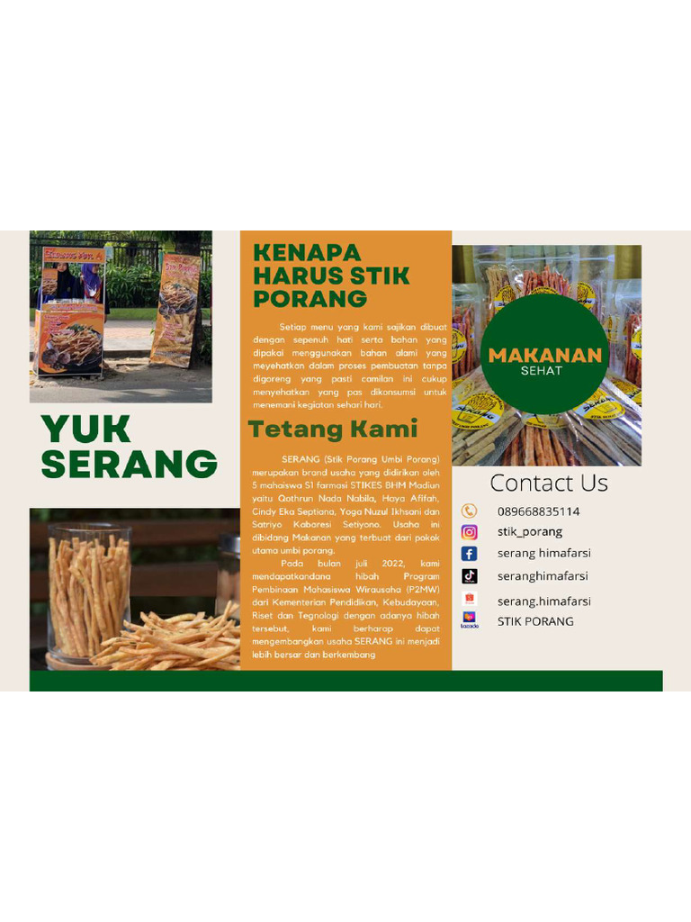 Brosure Belakang | PDF