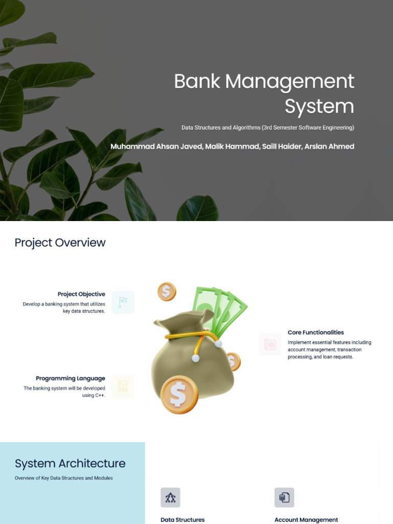Bank Management System | PDF