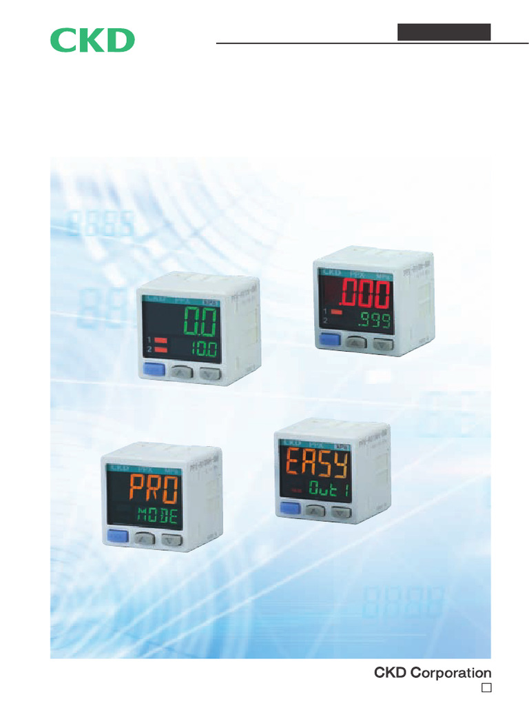 CKD Digital Pressure Sensor | PDF | Electrical Engineering | Electricity