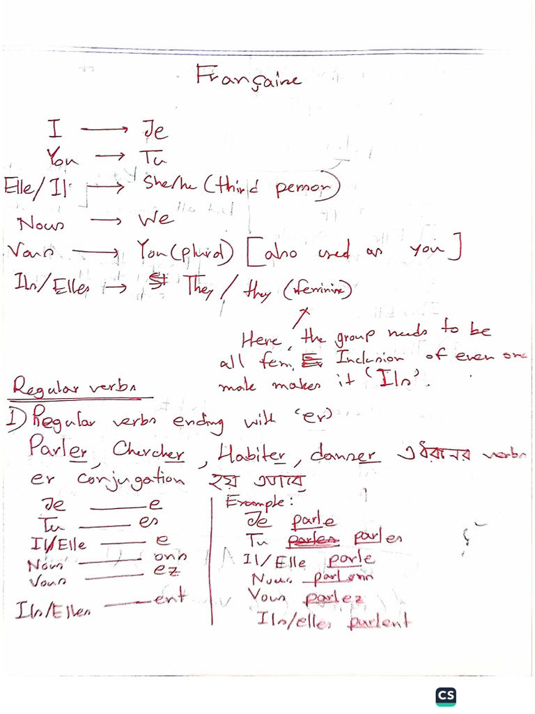 Arnobs French Notes | PDF