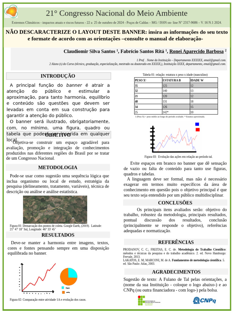 Modelo Banner Congresso 2024 | PDF | Metodologia