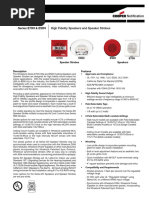 Eluxa Horns Strobes Data Sheet TD450157EN | PDF | Electrical ...