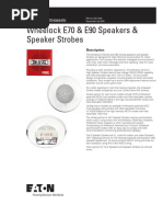 Eluxa Horns Strobes Data Sheet TD450157EN | PDF | Electrical ...