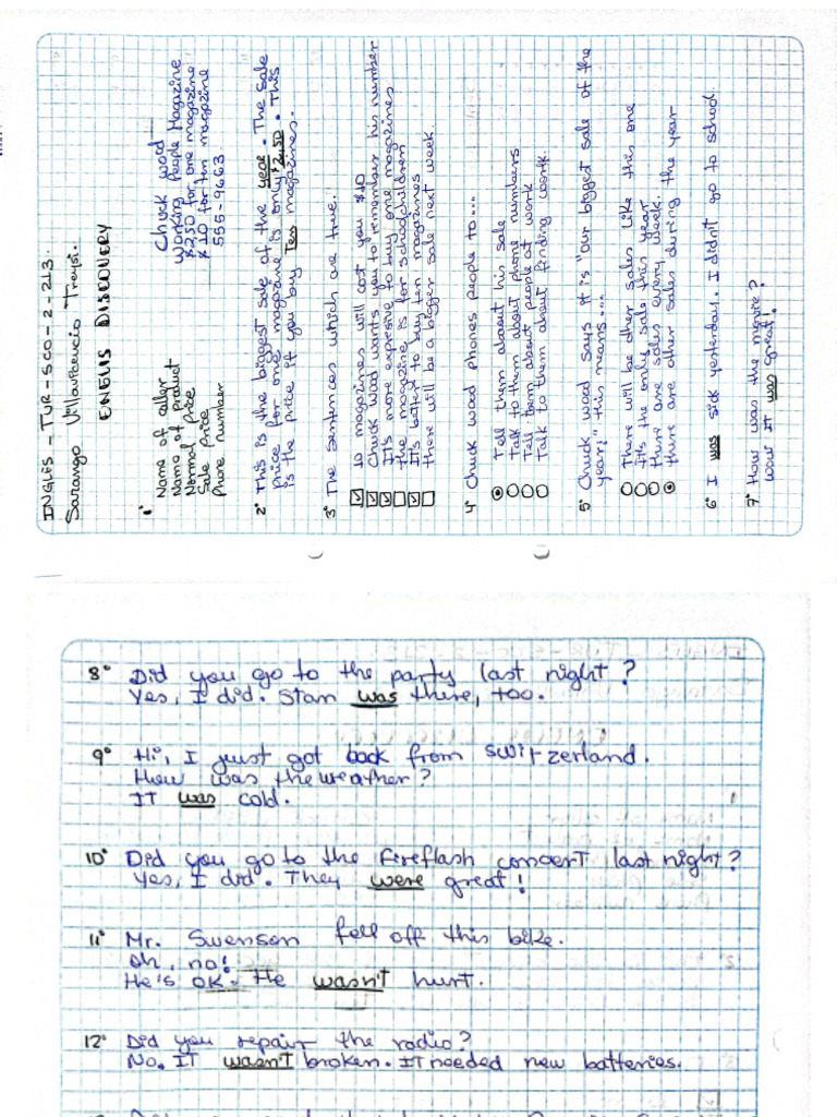 English - Homework #1 | PDF