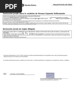 Declaracion Jurada Persona Politicamente Expuesta | PDF | Documento de identidad | Ministerio ...