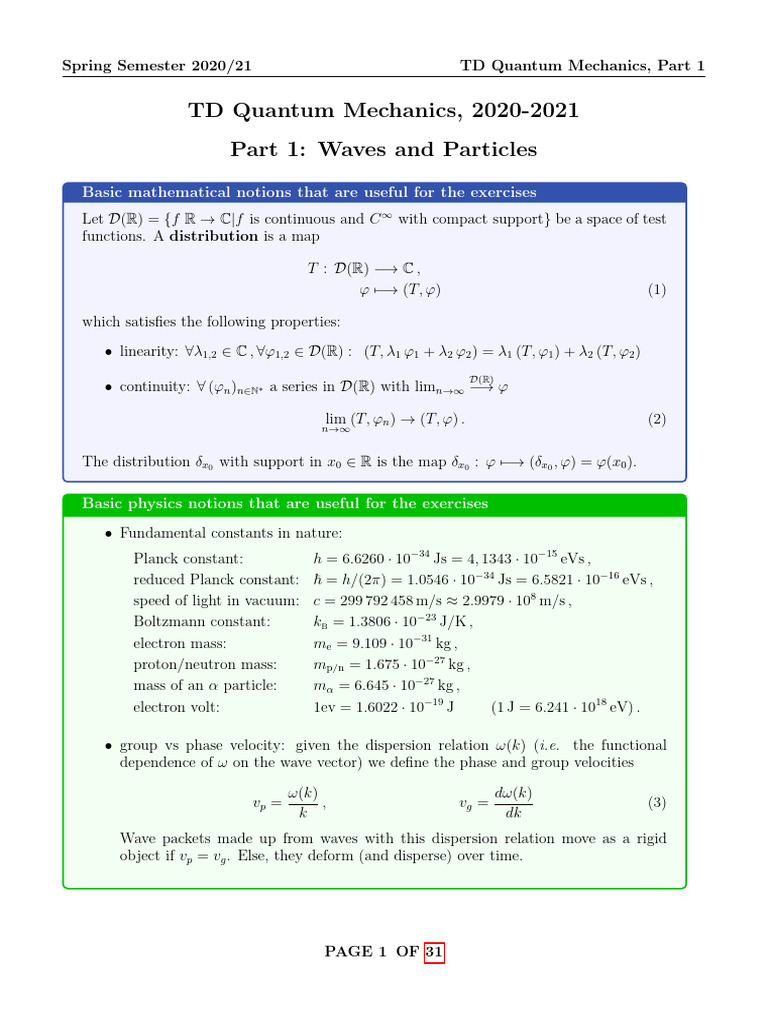 Solution Part 1 Mk 2 | PDF | Waves | Electronvolt