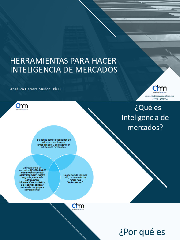 Herramientas para Hacer Inteligencia de Mercados - V2 | PDF | Mercado (economía) | Marketing