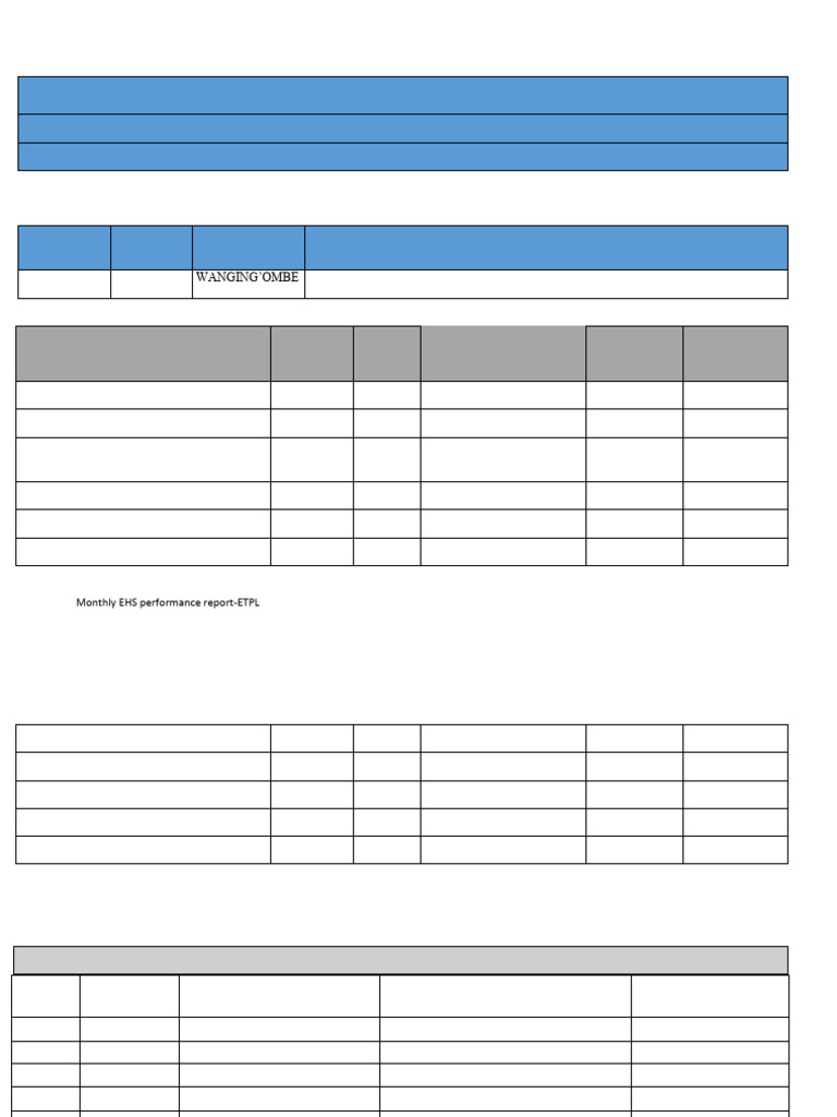 July 2024 EHS Performance Summary | PDF | Housekeeping | Personal ...
