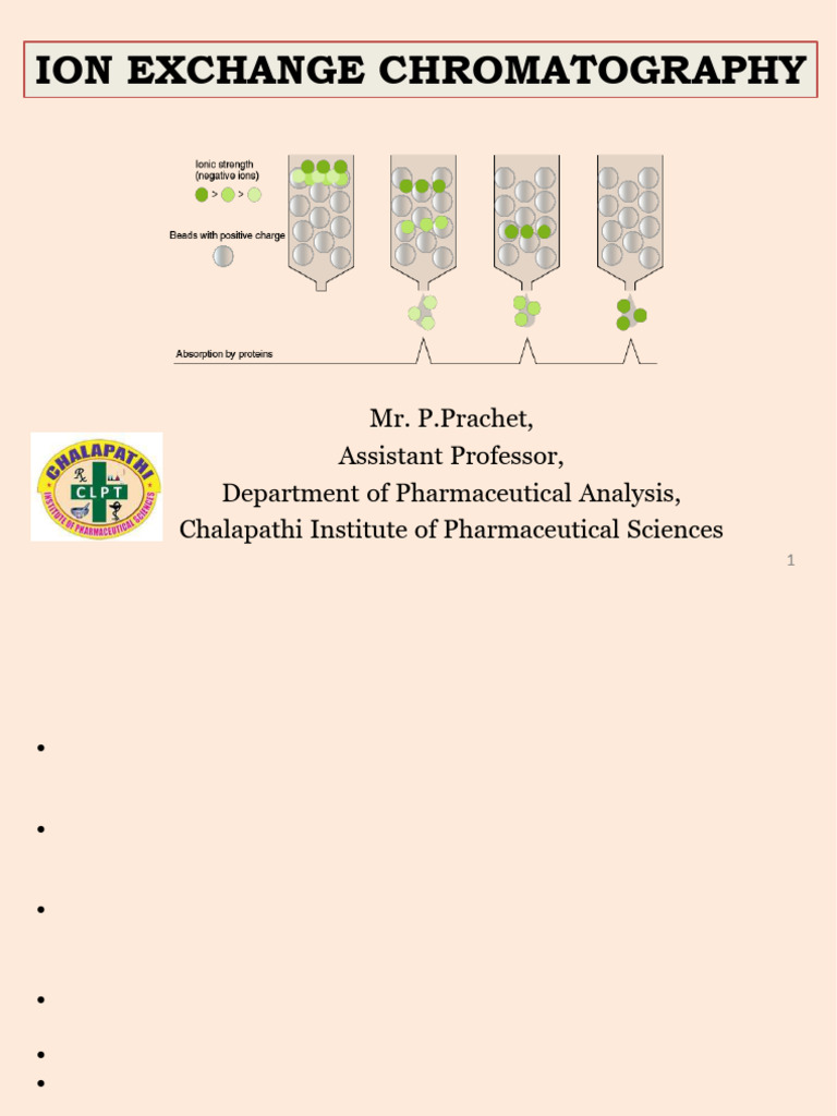 Overview of Ion Exchange Chromatography | PDF | Ion Exchange ...