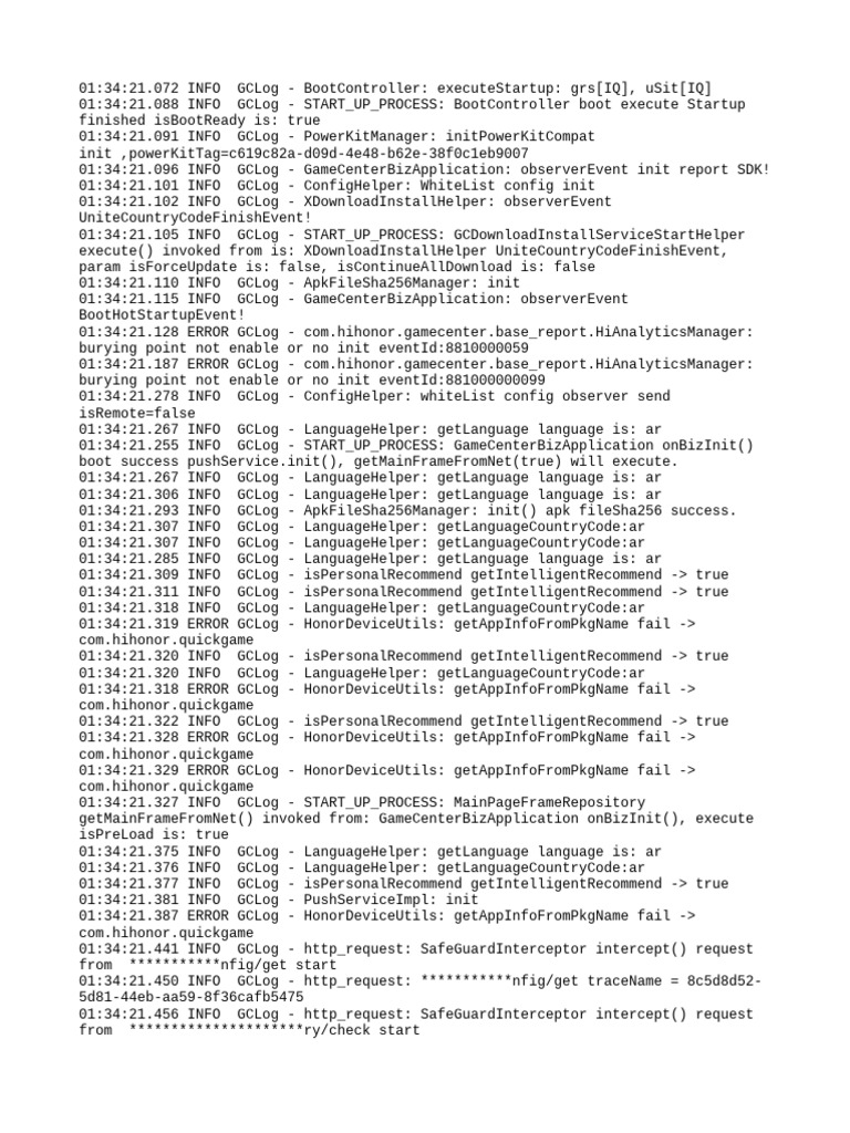 GameCenter Startup Log Analysis | PDF | Computer Science | Computer Architecture