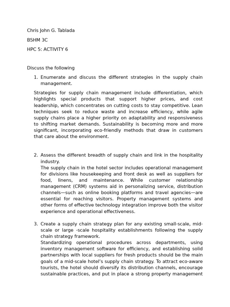 HPC5 Activity6 | PDF | Business