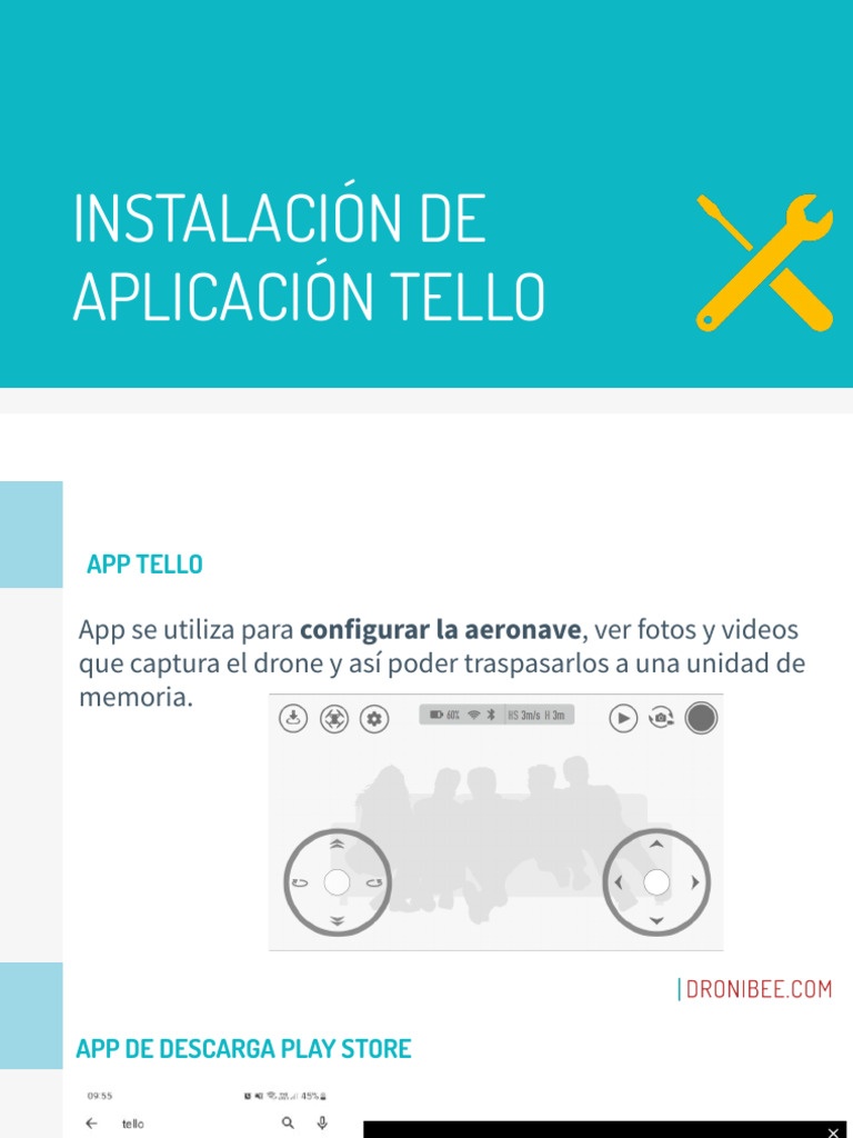 2 - Instalación de App Tello y Software Tello Edu | PDF